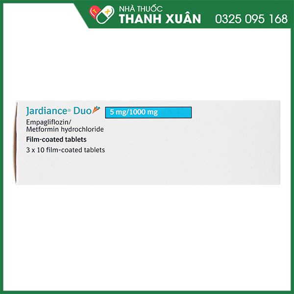 Jardiance Duo 5mg/1000mg trị đái tháo đường