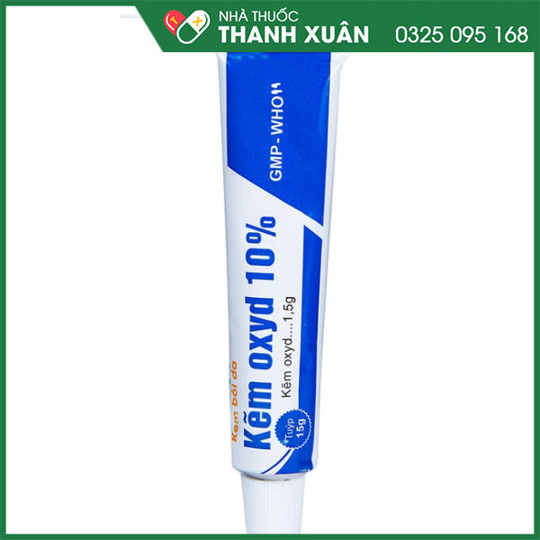 Kẽm oxyd 10% điều trị các bệnh về da