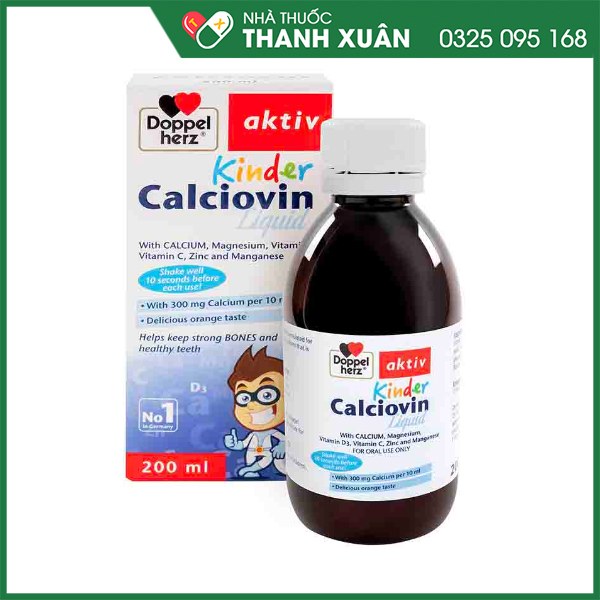 Kinder Calciovin Liquid thực phẩm bảo vệ sức khỏe
