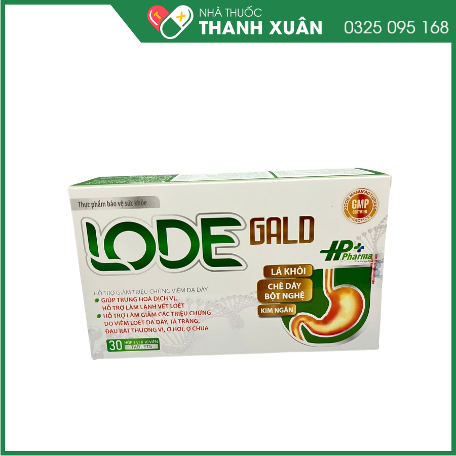LODE GALD - Hỗ trợ giảm acid dịch vị và bảo vệ niêm mạc dạ dày