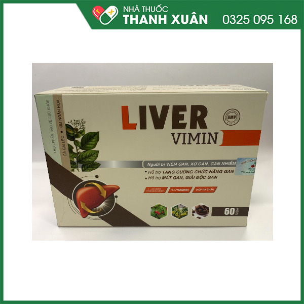 Liver Vimin hỗ trợ giải độc, thanh nhiệt, mát gan