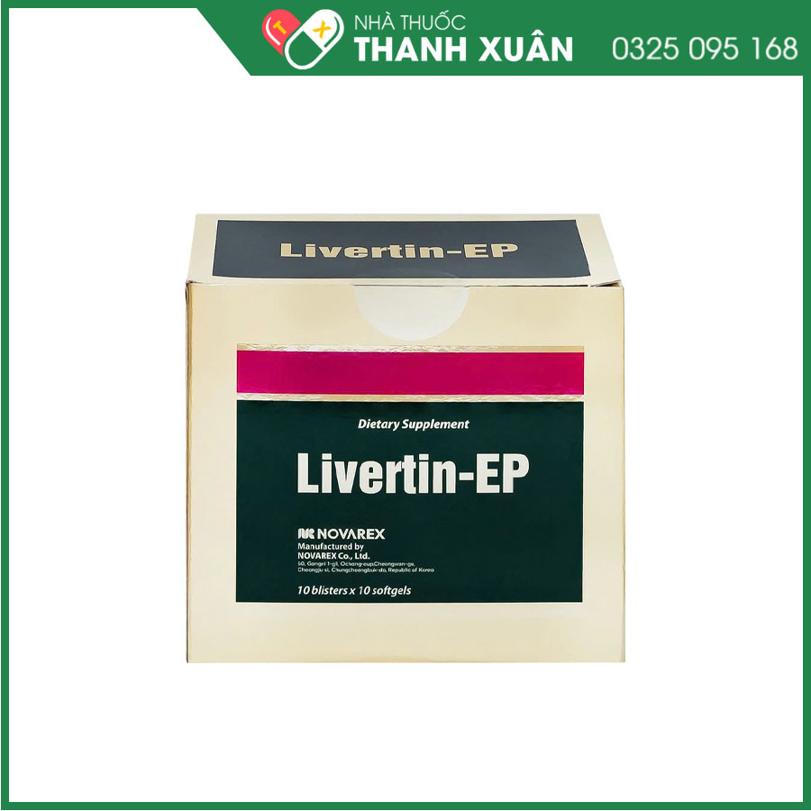 Livertin-EP bổ sung vitamin B1, B6, B12, niacin, canxi pantothenate cho ...