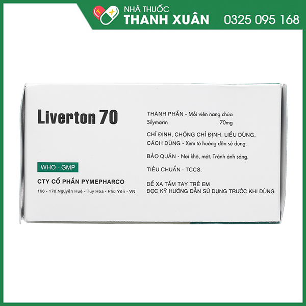 Liverton 70 Hỗ trợ bệnh lý về gan