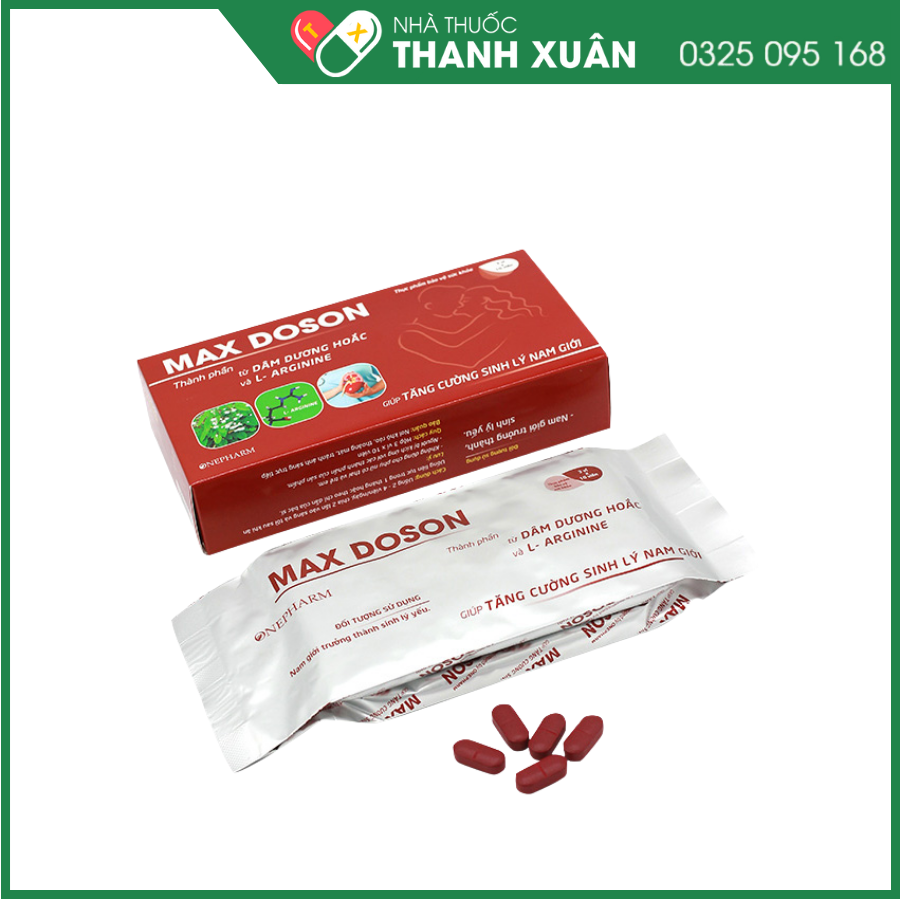 Max Doson Tăng cường sinh lý Nam giới