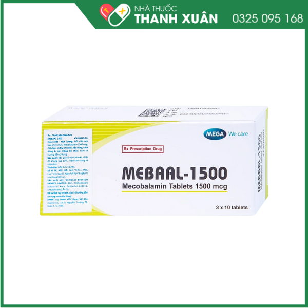 Mebaal - 1500 điều trị các bệnh lý thần kinh ngoại biên