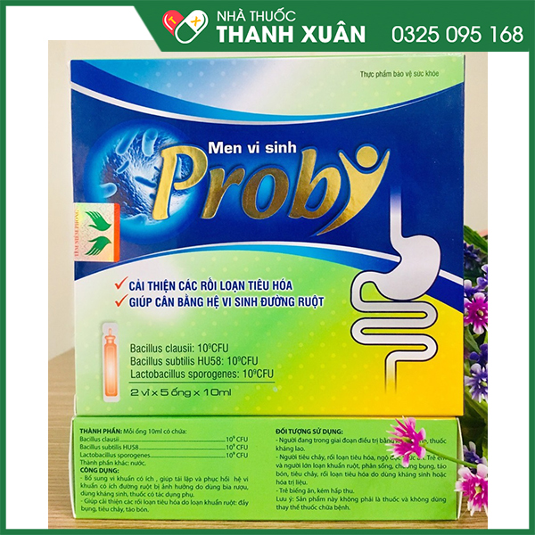 Men vi sinh Proby trị rối loạn tiêu hóa