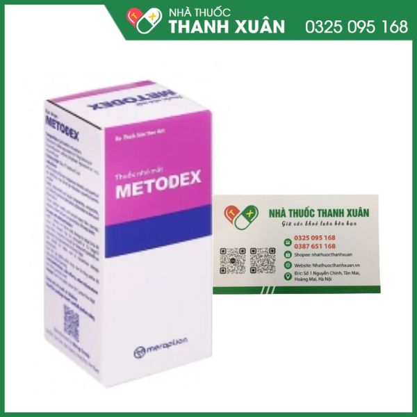 Metodex trị nhiễm khuẩn, viêm nhiễm ở mắt