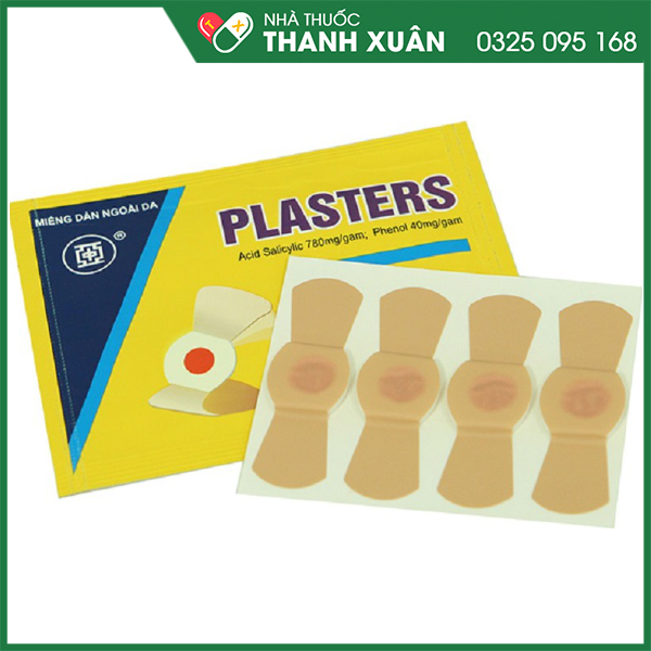 Miếng dán ngoài da Plaster trị mụn cóc, mụn cơm