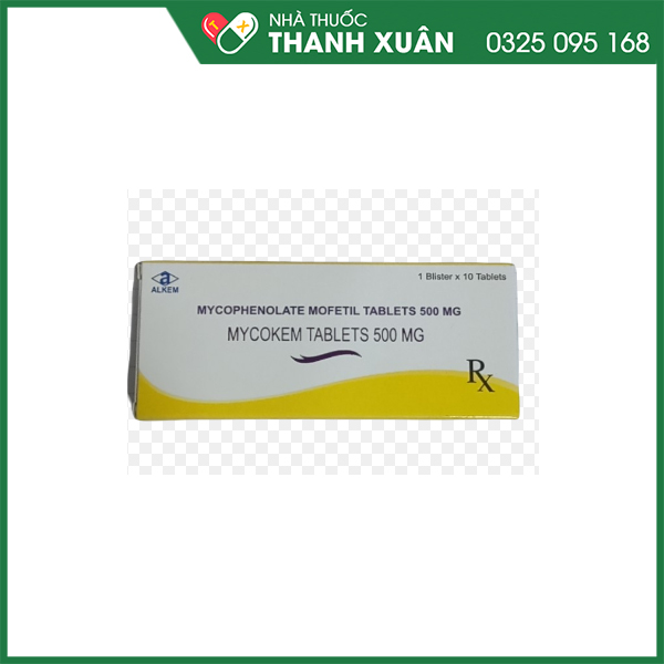 Mycokem Capsule 250mg Thuốc dự phòng thải ghép tim, gan, thận