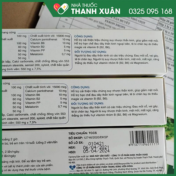 Neuro-Extra H15.000 viên uống bổ não, thần kinh