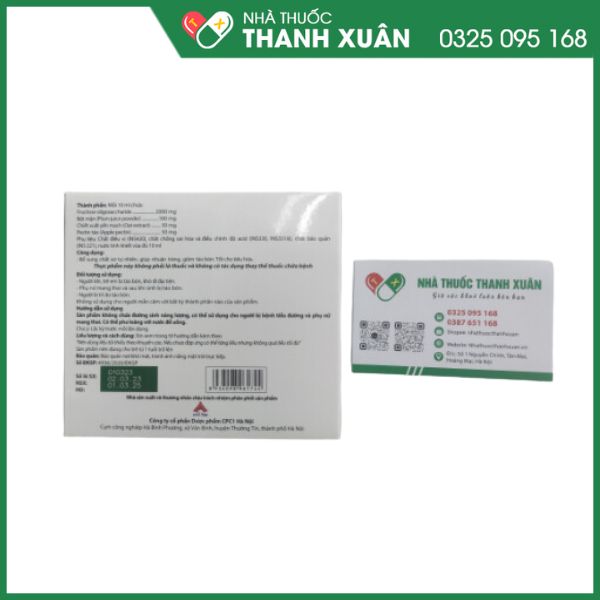 Novolax ống uống chất xơ hòa tan giảm táo bón