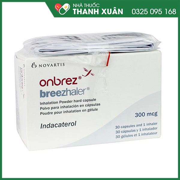 Thuốc Onbrez Breezhaler 300mcg điều trị bệnh phổi tắc nghẽn