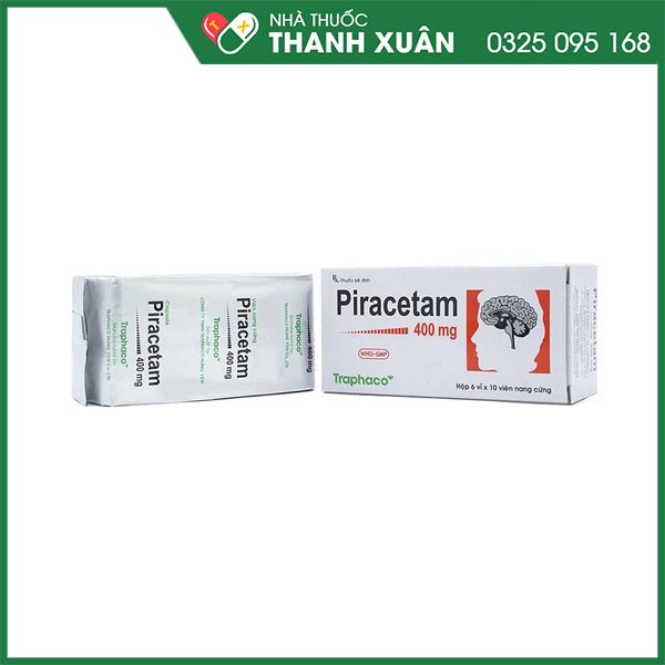 Piracetam 400mg thuốc trị hoa mắt chóng mặt