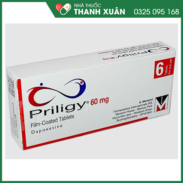 Priligy 60mg thuốc điều trị xuất tinh sớm