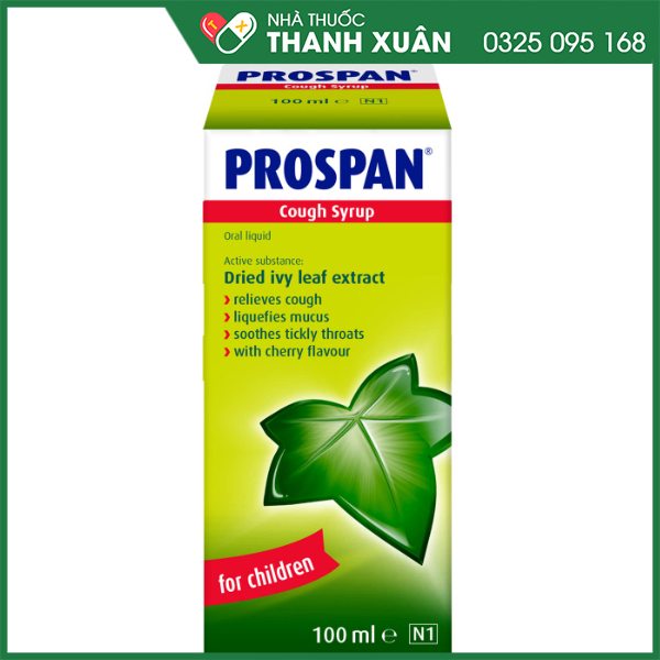 Prospan Cough Liquid thuốc điều trị viêm đường hô hấp cấp