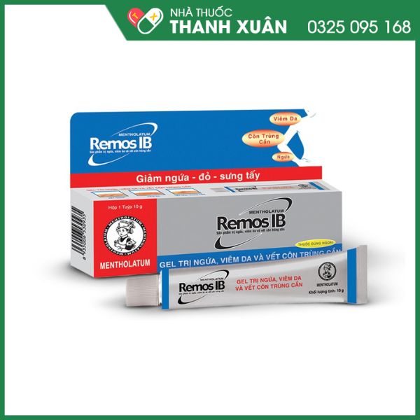 Remos IB trị ngứa, viêm da, nốt côn trùng cắn