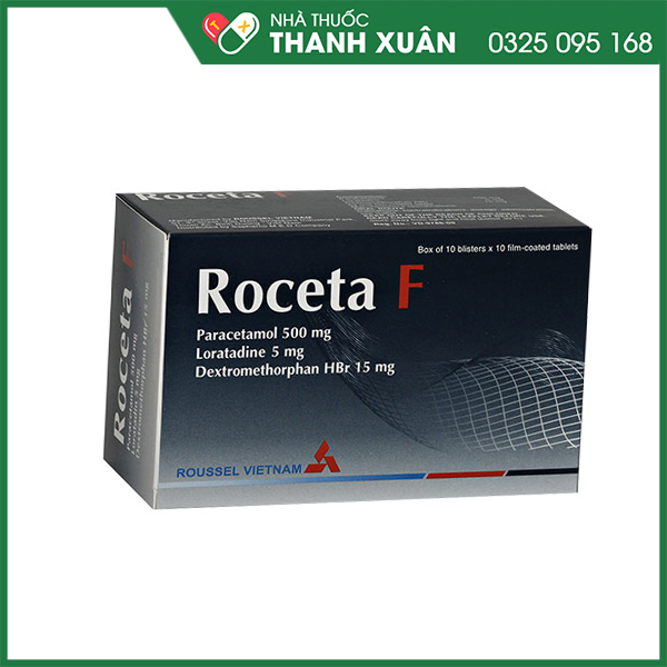 Roceta F thuốc điều trị nhức đầu, cảm cúm