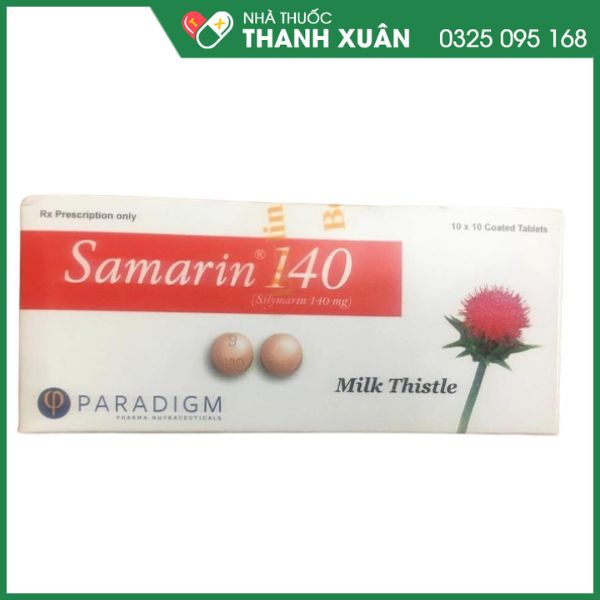 Samarin 140 điều trị viêm gan và sơ gan