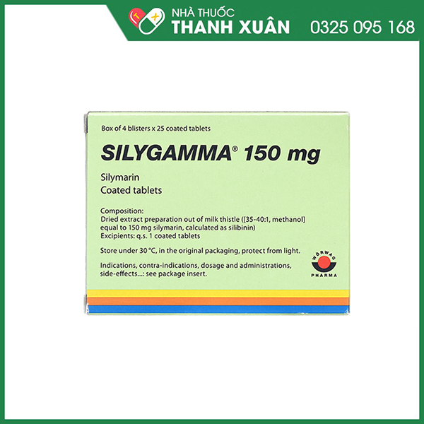 Silygamma 150mg Hỗ trợ bệnh lý về gan