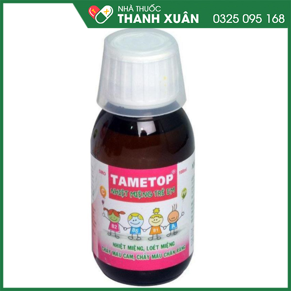 Siro Tametop Nhiệt Miệng Trẻ Em
