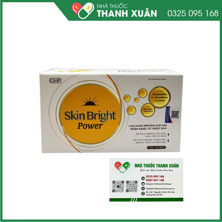 Viên Uống Trắng Da, Chống Lão Hoá Skin Bright Power