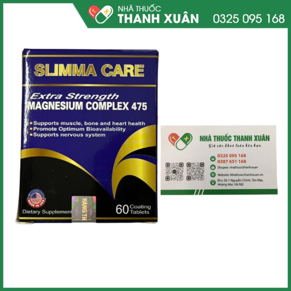 Slimma Care bổ sung một số Vitamin