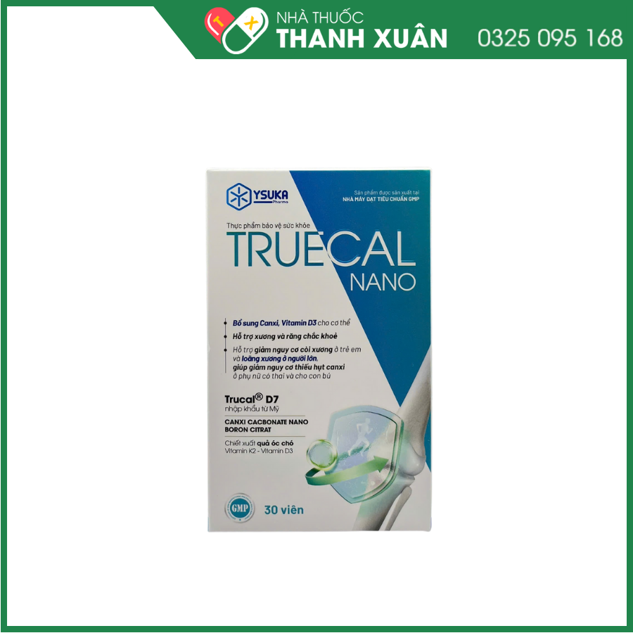 TRUECAL NANO - Bổ sung canxi, vitamin D3 cho cơ thể