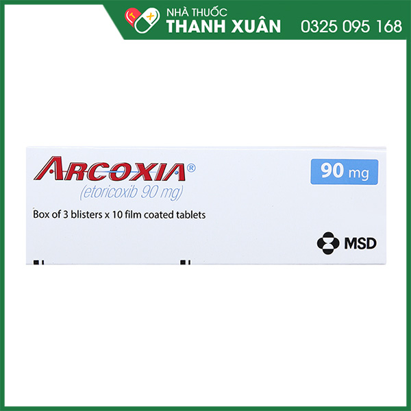 Thuốc Arcoxia kháng viêm, giảm đau