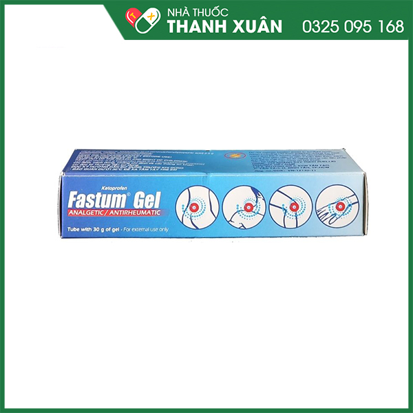 Fastum Gel 2,5% giảm đau, kháng viêm xương khớp