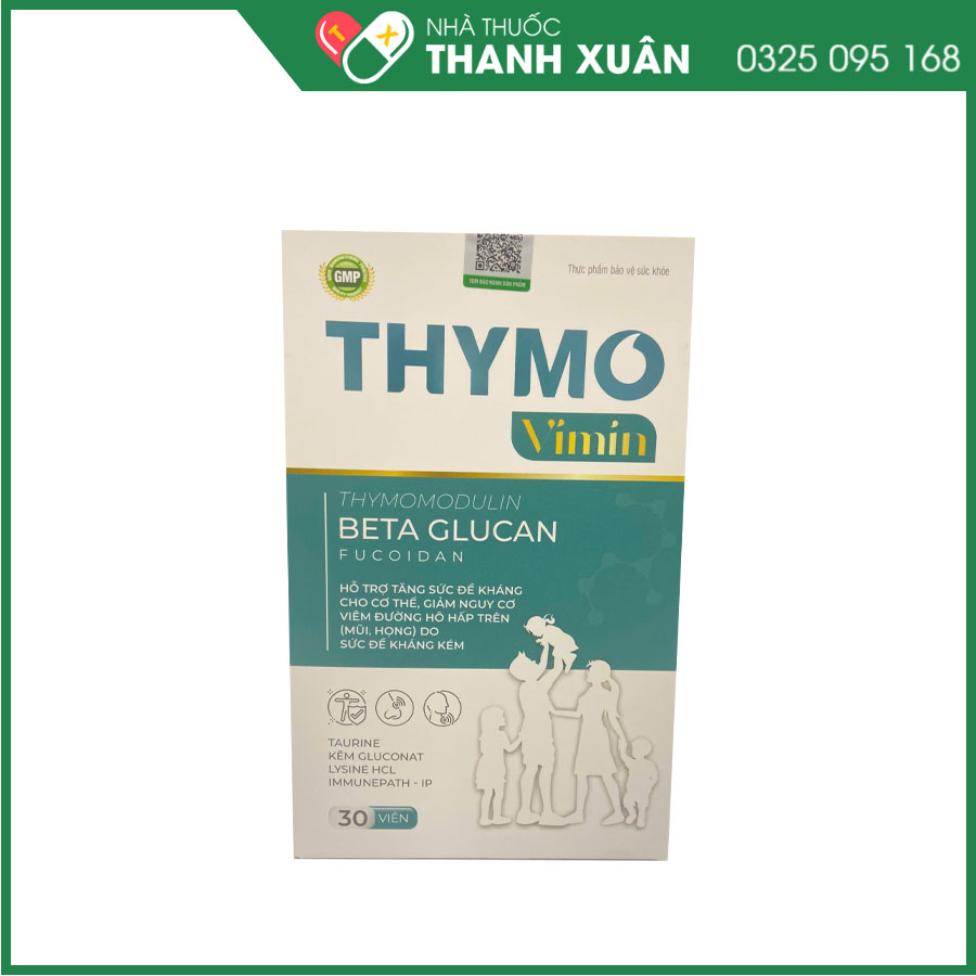 Thymo Vimin - Hỗ trợ tăng sức đề kháng cho cơ thể