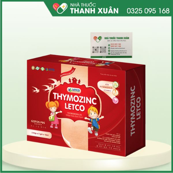 ThymozinC Letco - Bổ sung Vitamin, tăng sức đề kháng