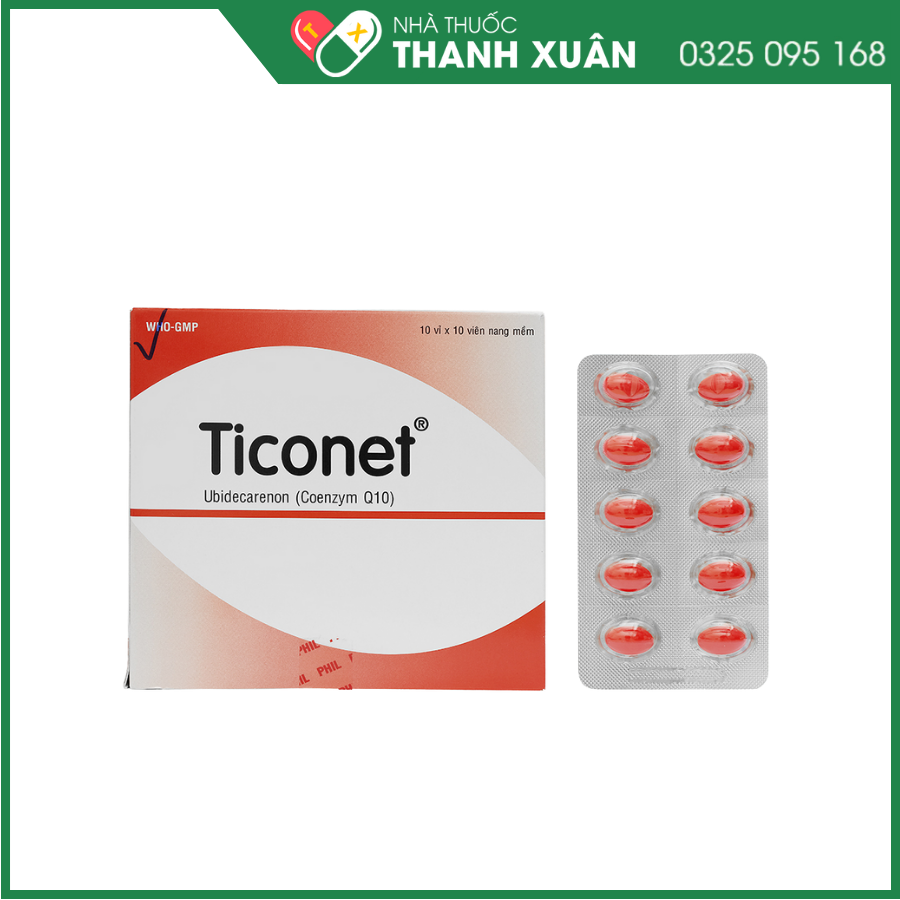 Ticonet 30mg hỗ trợ duy trì sức khỏe tim mạch