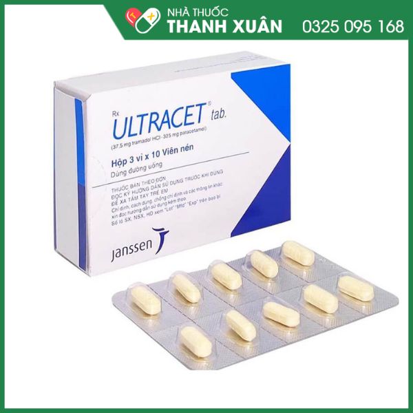 Ultracet trị cơn đau trung bình đến nặng