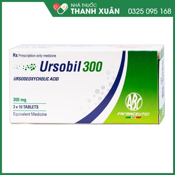 Ursobil 300 điều trị xơ gan, sỏi mật