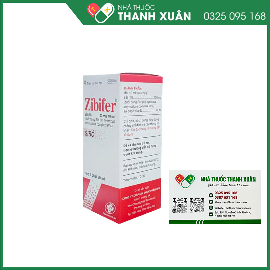 Zibifer thuốc điều trị thiếu máu do thiếu sắt và thiếu sắt không thiếu ...