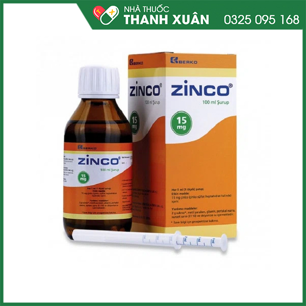 Zinco 100ml - thuốc bổ sung kẽm